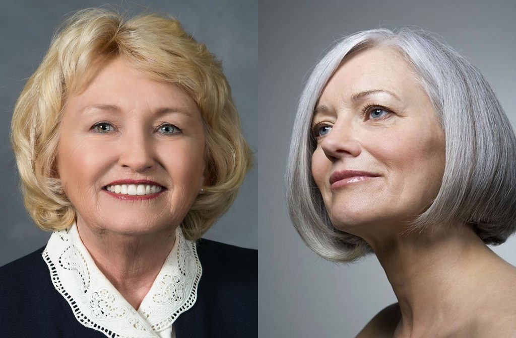 Medium Haircuts for Older Women Over 50 & Hair Color Ideas 2018-2019 ...